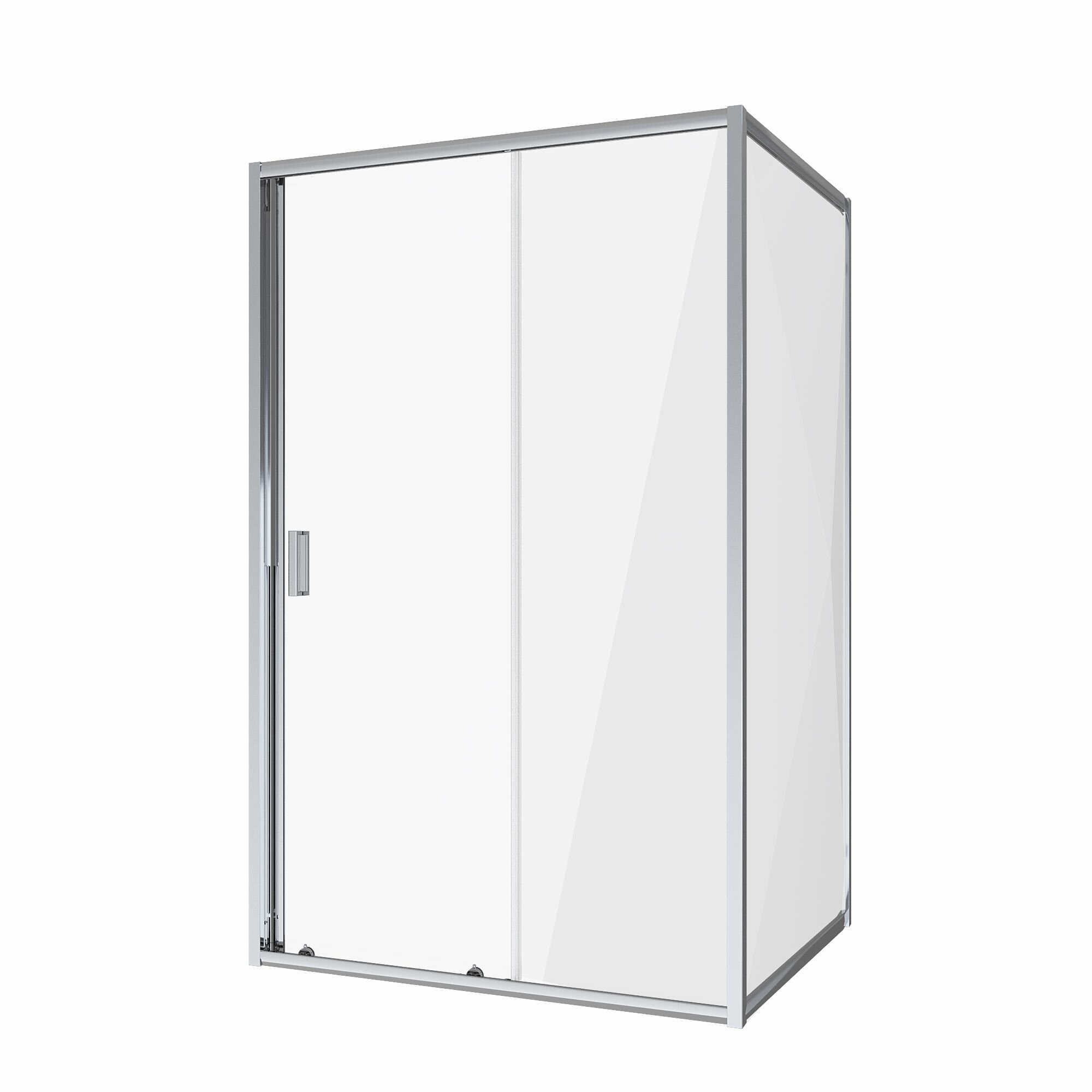 Душевое ограждение Niagara Nova NG-62-11A-A70 (110х70х195) прямоугольник, хром, двери раздвижные, стекло прозрачное,2 места
