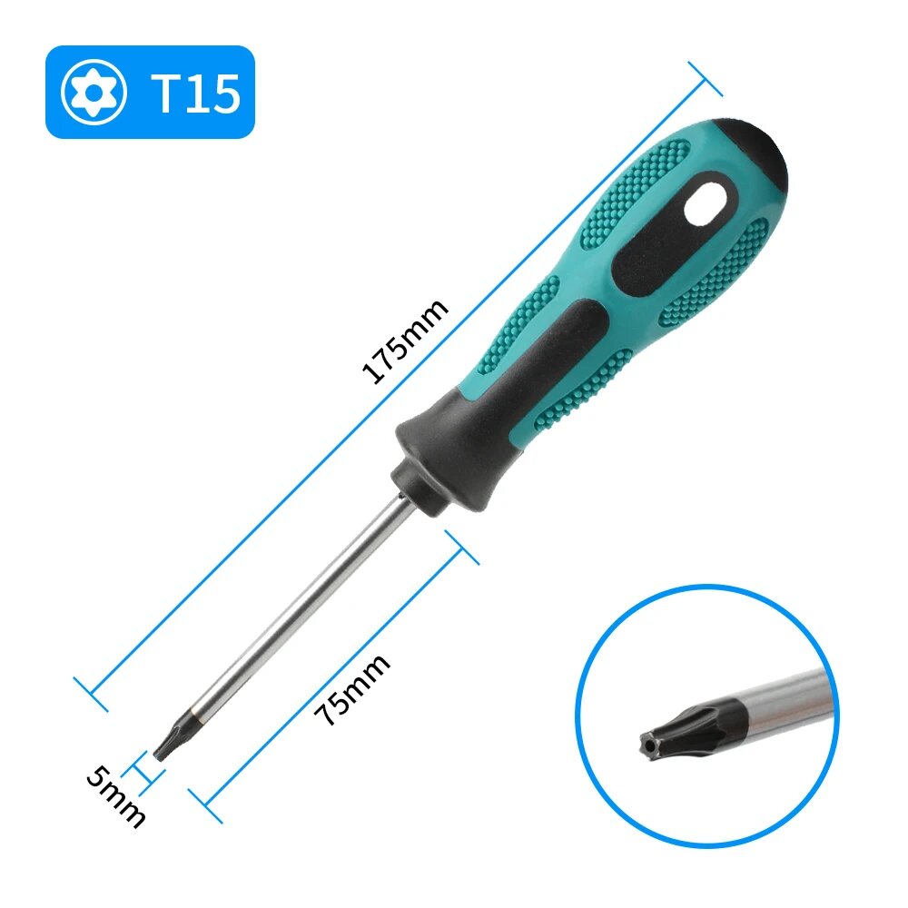 Отвертка Torx T15, 175 мм, Agiiman