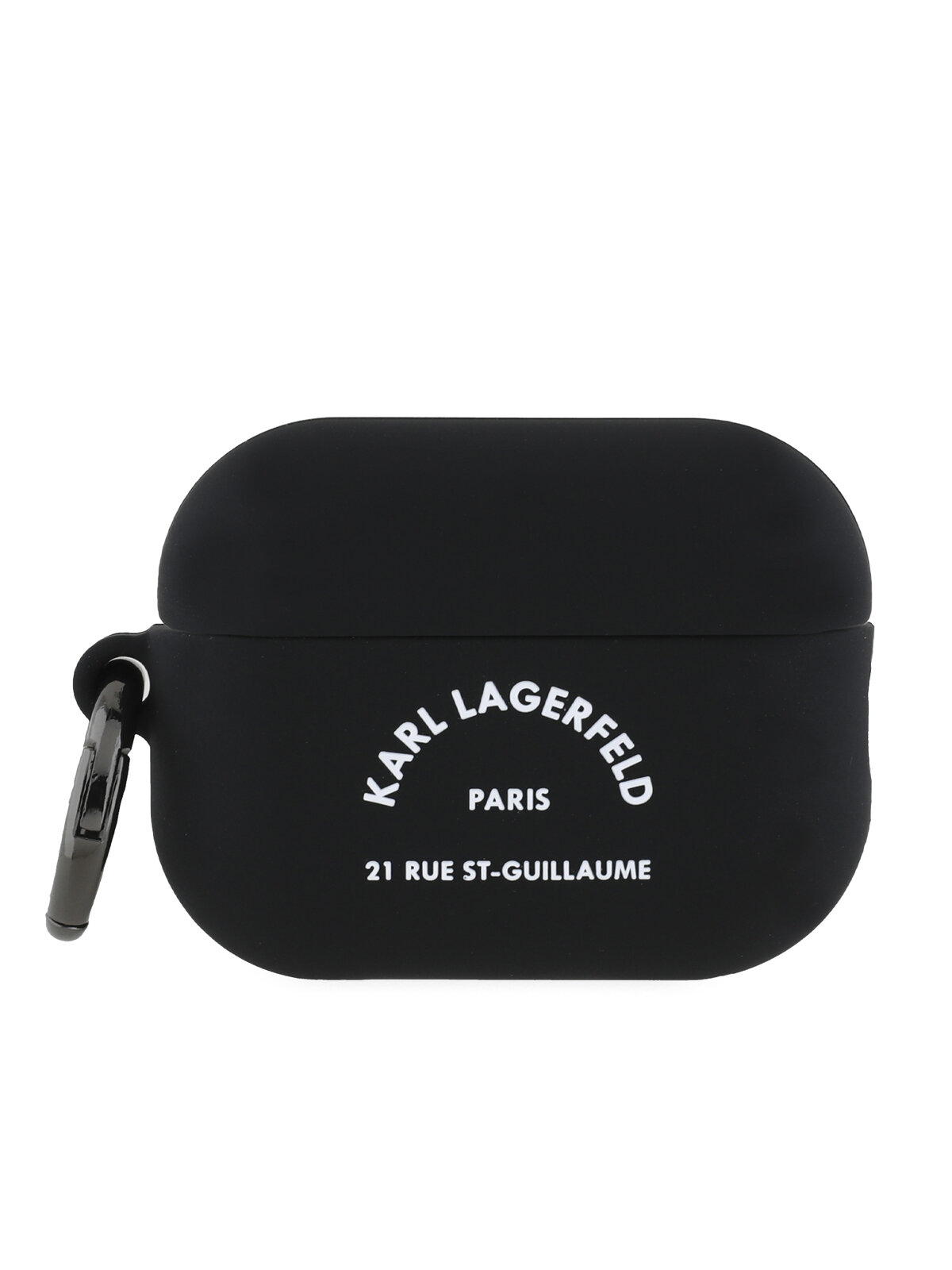 Lagerfeld для Airpods Pro 2 чехол Silicone case with ring RSG logo Black