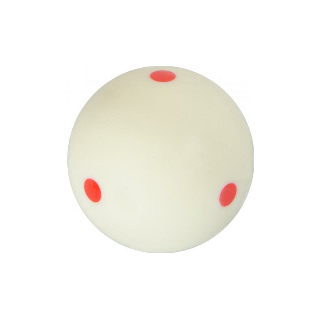 Шар бильярдный тренировочный Training Pro белый/красный (57,2 мм)