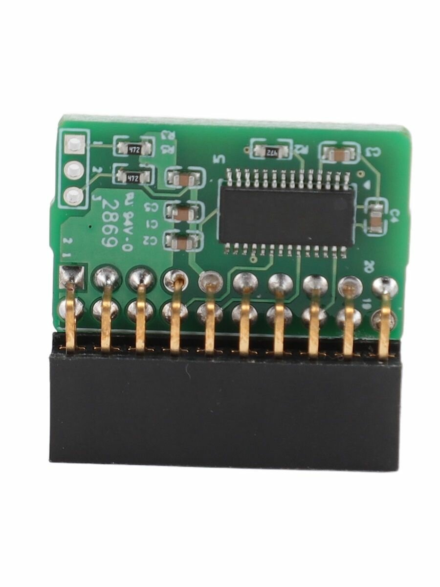 20-контактный модуль TPM 2.0 для SuperMicro AOM 9665V, модуль доверенной платформы TCG 2.0, вертикальное решение TPM для безопасной загрузки и защиты данных