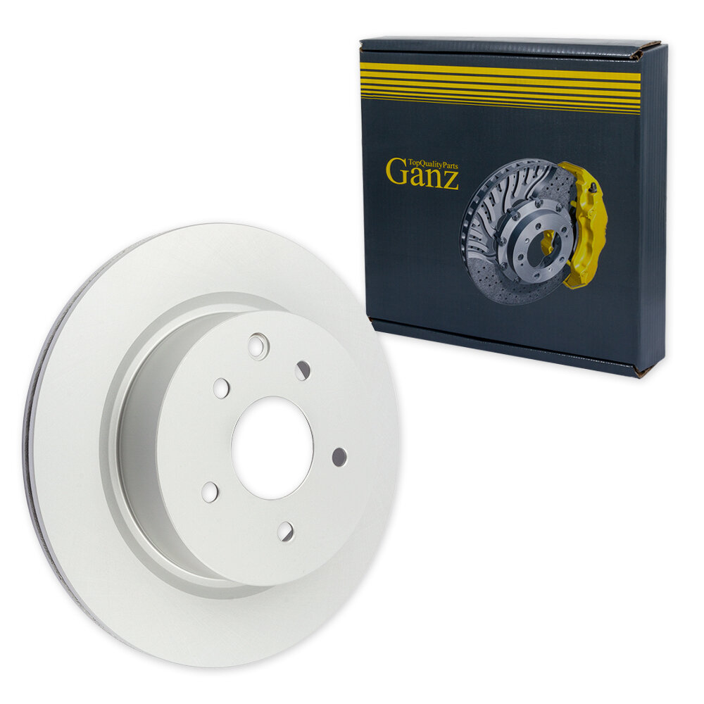Диск тормозной GANZ задний с покрытием INFINITI EX / M35 / M45 / G37 / NISSAN 350Z / D=308mm Арт: GIJ06069
