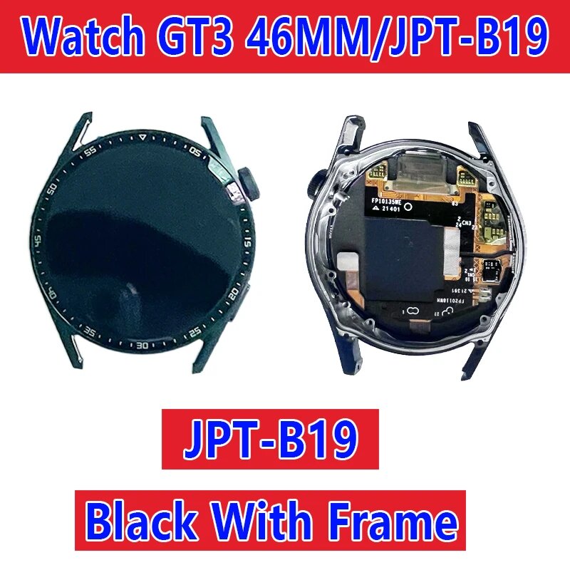 Для Huawei Watch GT2 экран в сборе, ЖК-дисплей Watch GT2Pro, GT3, GT3Pro, GT3 JPT-B19 Black