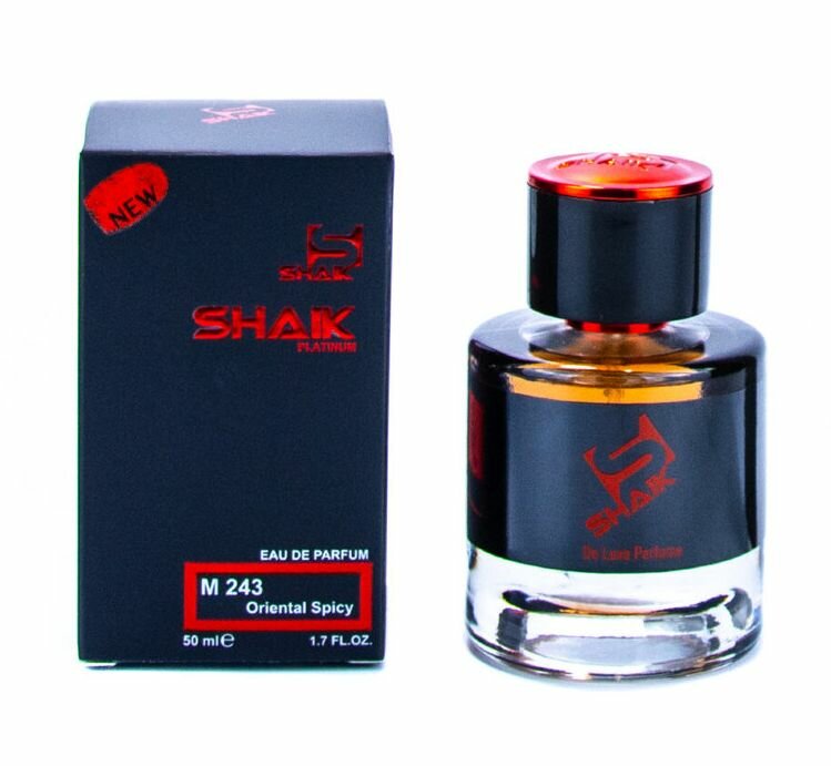 SHAIK PLATINUM M 243 Oriental Spicy BAD BOY масляные мужские духи, парфюмерная вода мужская, туалетная вода для мужчин 50мл