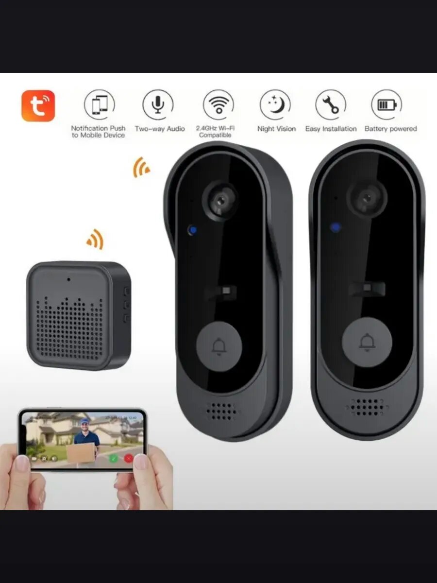 Беспроводной дверной звонок с камерой
