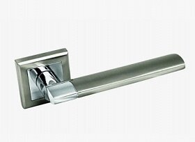 Ручка Нажимная Verda Palidore 219 Белый Никель и Хром / Верда.