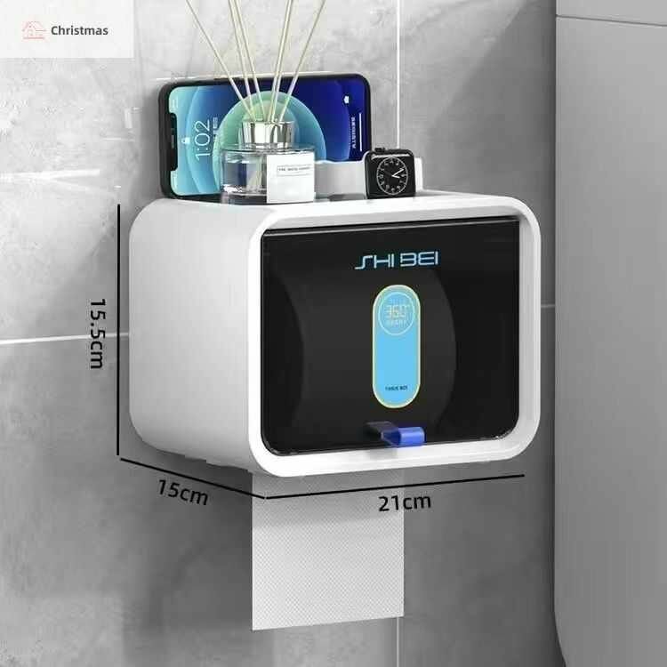 Держатель для туалетной бумаги, органайзер для ванной комнаты и туалета/коробка для салфеток Размер: 21*15*23 см
