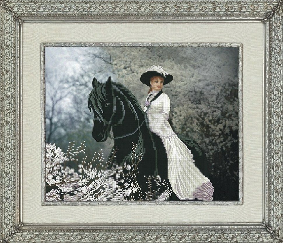 Набор для вышивания Краса и творчество 60911 Утренний каприз, Счетный крест, 35.3 x 28.5 см