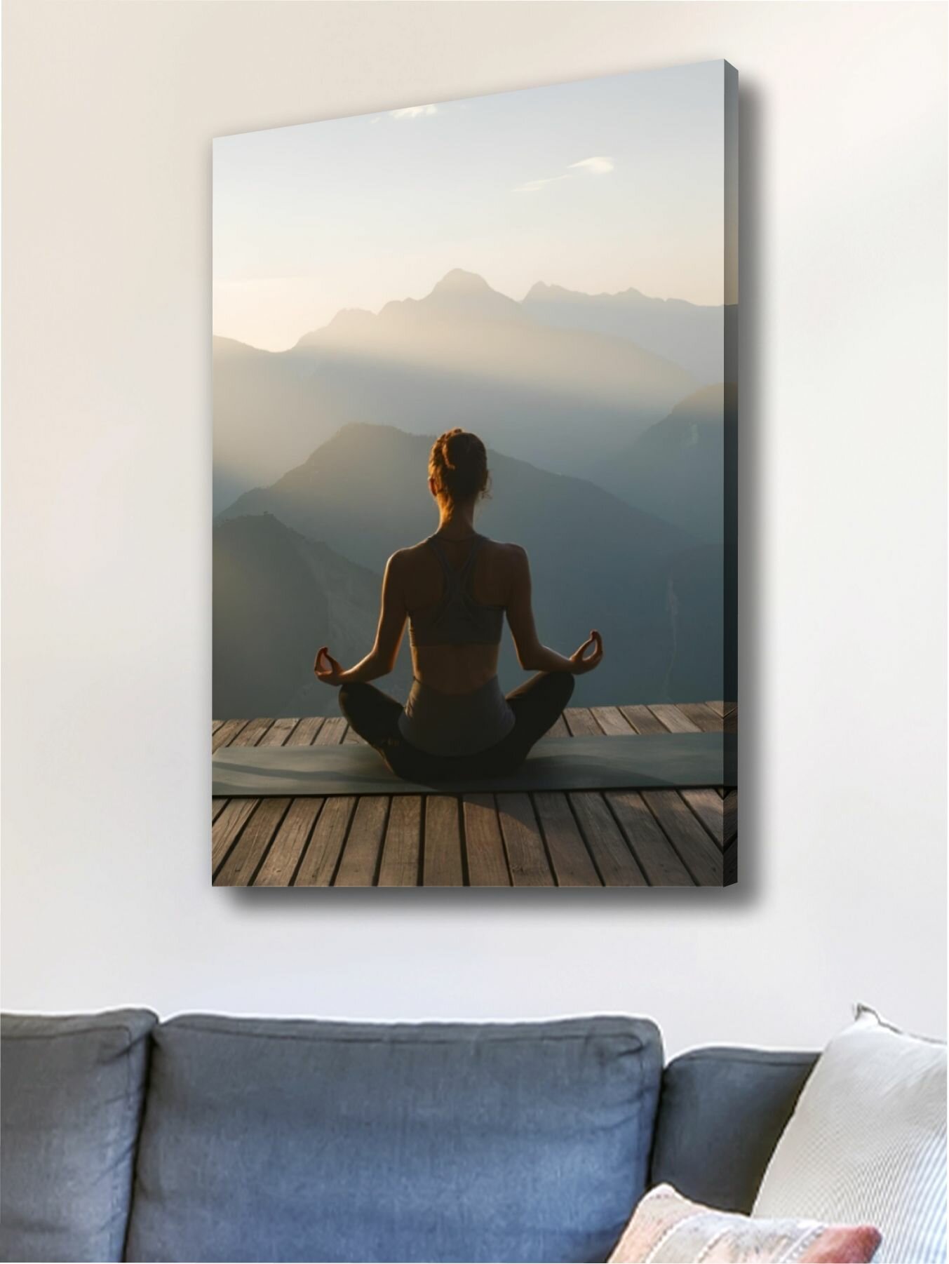 Картина Туманное пробуждение интерьерная 50x70см 1шт.