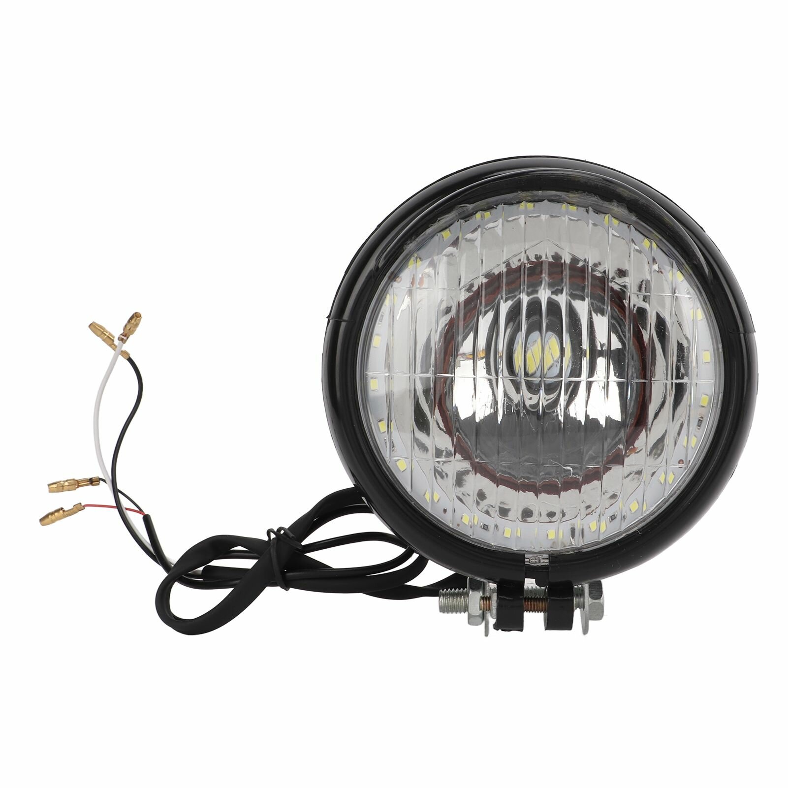 5-дюймовая светодиодная фара для мотоцикла, 12 В, водонепроницаемая, энергосберегающая, универсальная передняя лампа для скутеров, квадроциклов, внедорожников