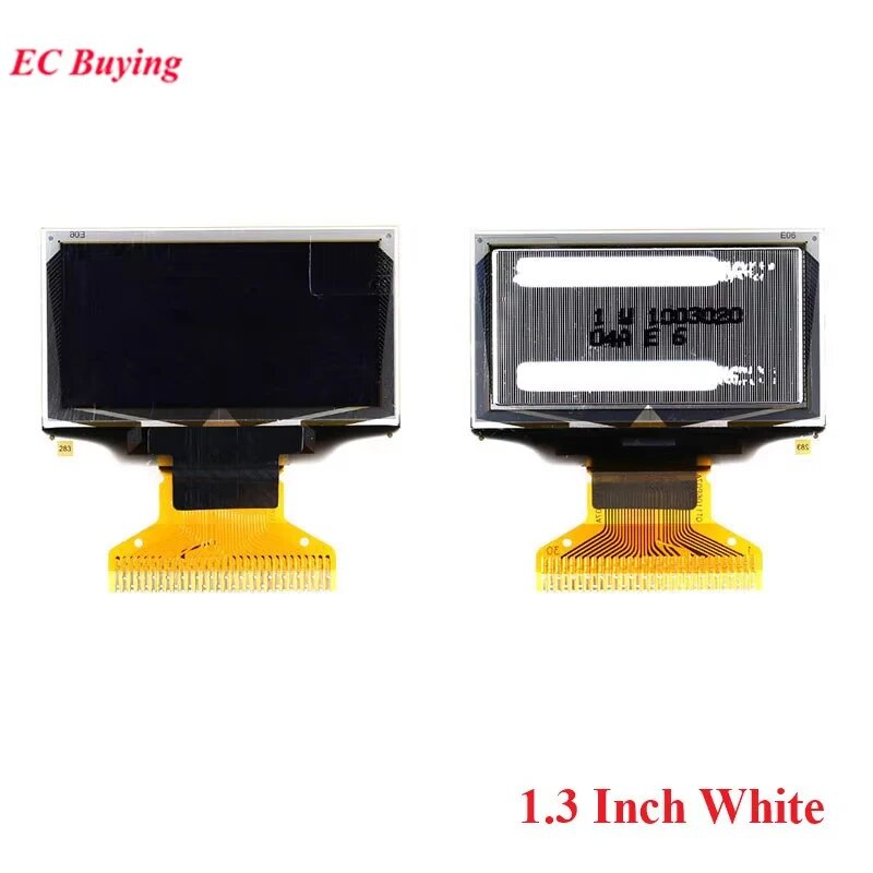 1.3" OLED-дисплей белый