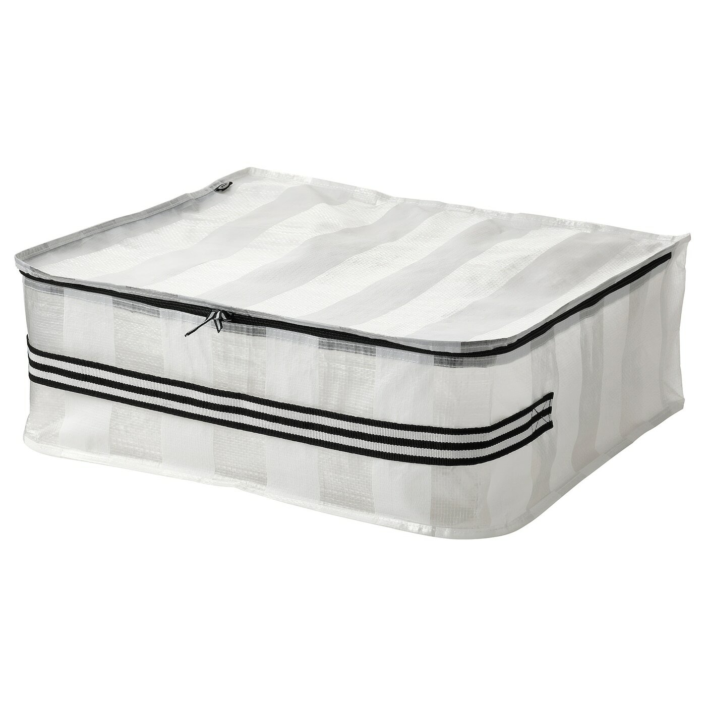 Кофр для хранения IKEA GORSNYGG, сумка для хранения, белый/прозрачный, 55x49x19 см