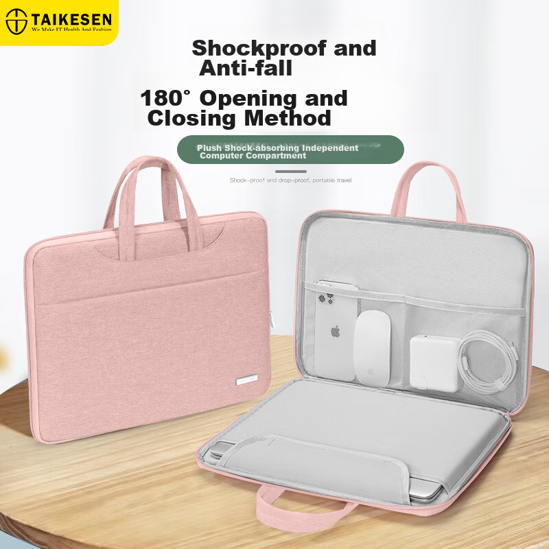Taikesen Laptop Bag, Handheld Notebook 15.6-Inch Sleeve, Suitable for Apple, Huawei, Lenovo Xiaoxin, Protective Case, Briefcase