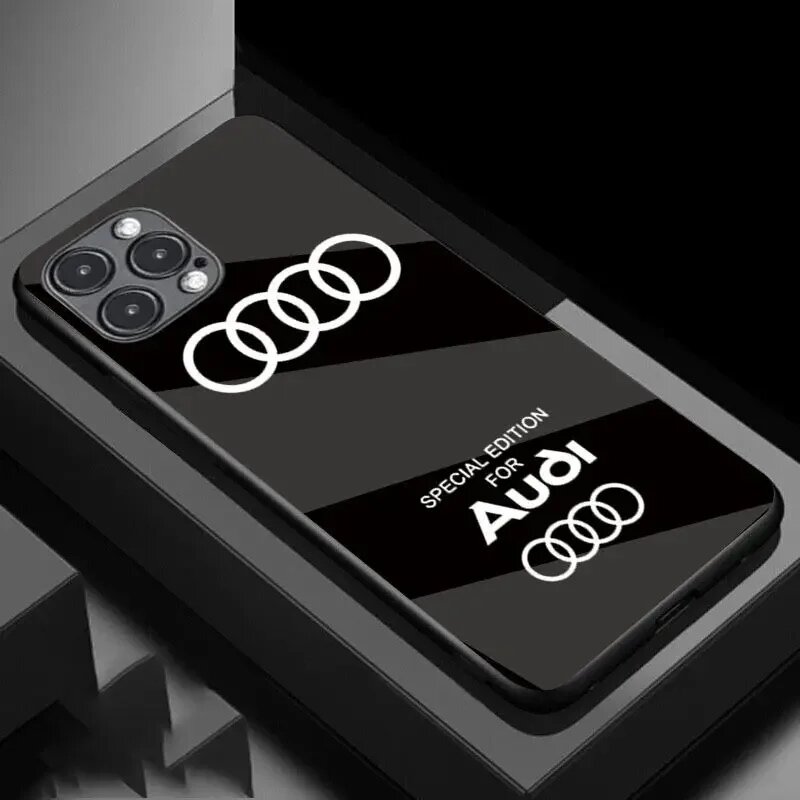 Роскошный стеклянный твердый чехол с зеркальной поверхностью для черный, for iPhone 16Pro Max