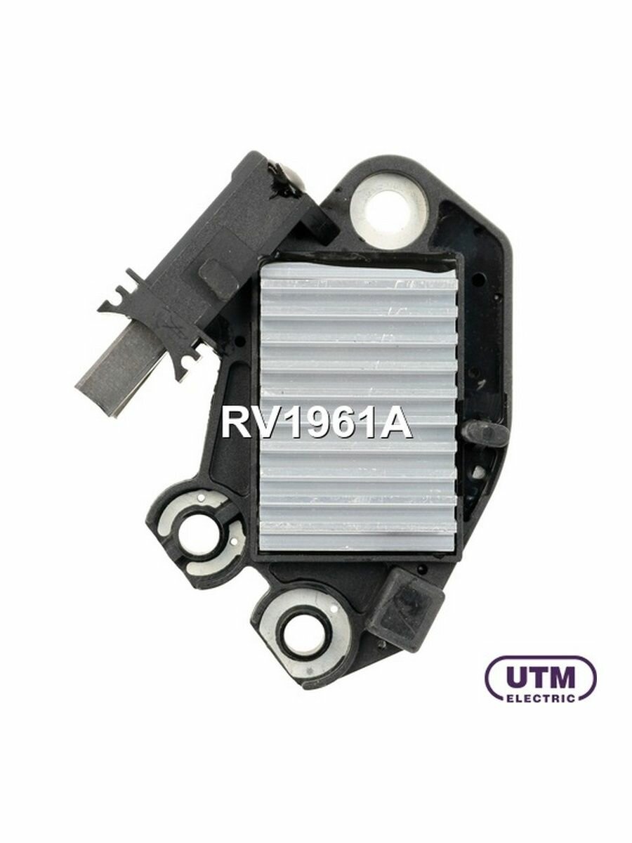 Регулятор генератора UTM RV1961A, для Mercedes-Benz A-Class/Vaneo, черный, металл, пластик