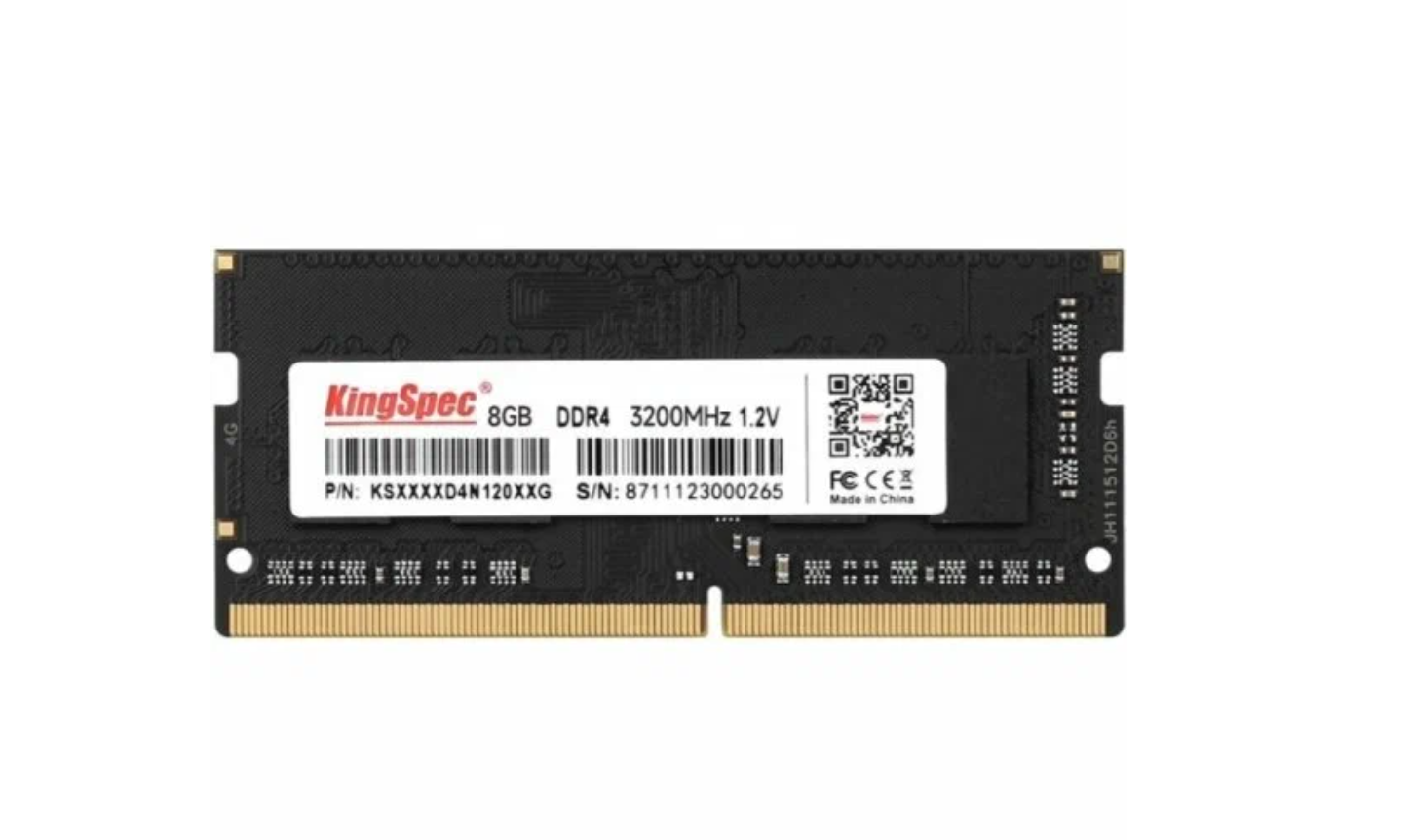Оперативная память DDR4 3200 8gb SODIMM Kingspec CL17 KS3200D4N12008G