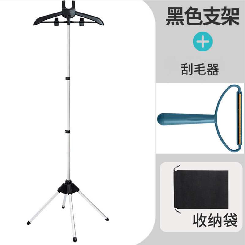Подставка для отпаривателя для одежды, гладильная стойка, напольная опорная стойка, складная и регулируемая телескопическая подставка для отпаривателя для домашнего использования.