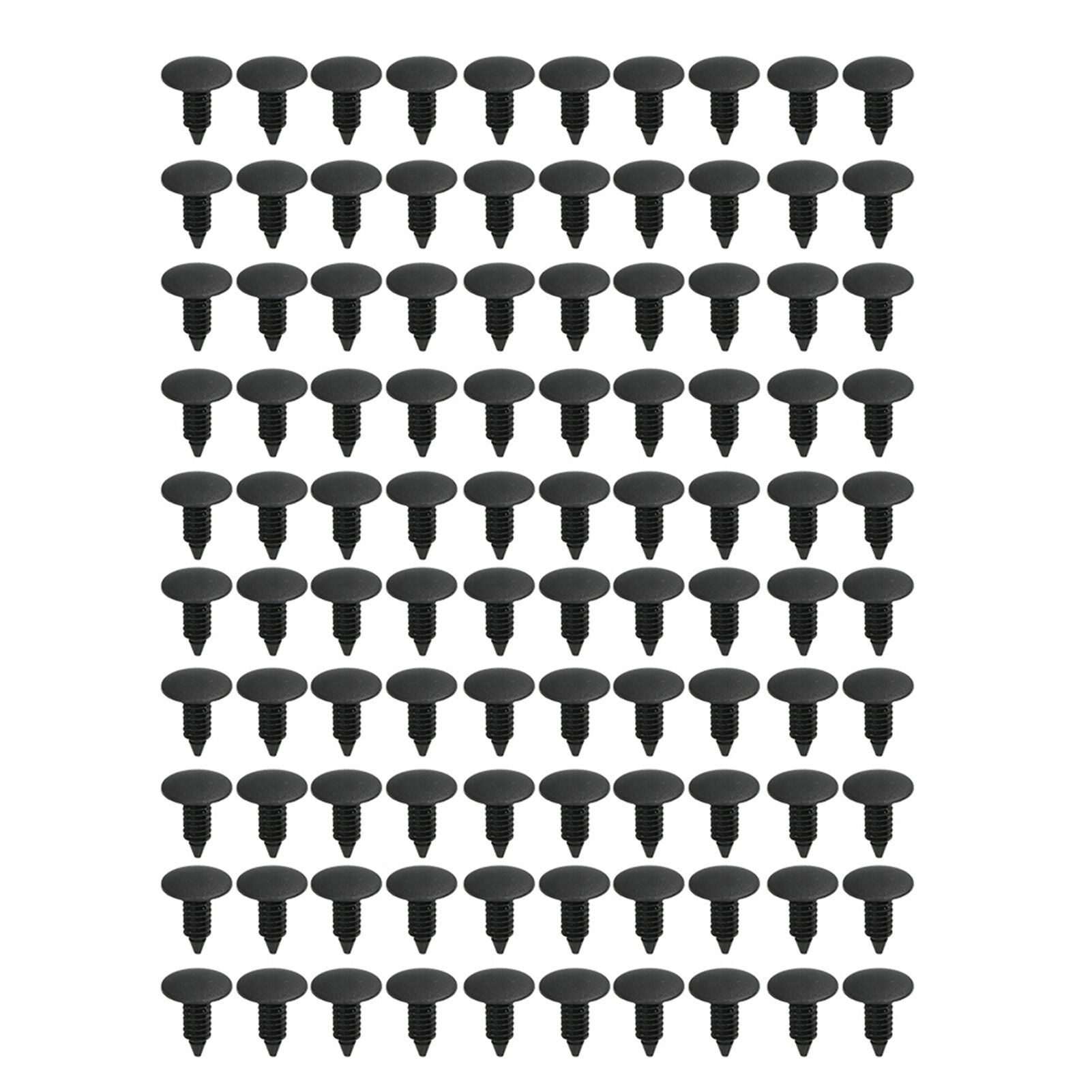 Пластиковые заклепки-фиксаторы Крепления для крыльев и бампера 100 шт. Нейлоновые фиксаторы бампера Автомобильные заклепки-фиксаторы кузова