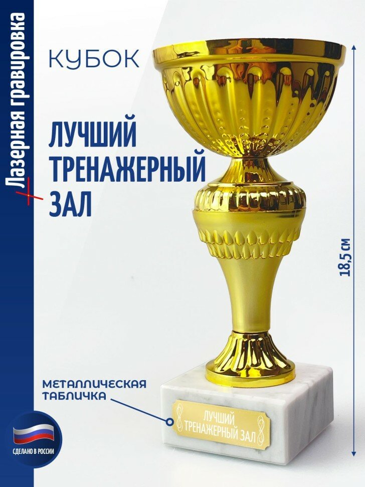 Кубок "Лучший тренажерный зал" (18,4 см)