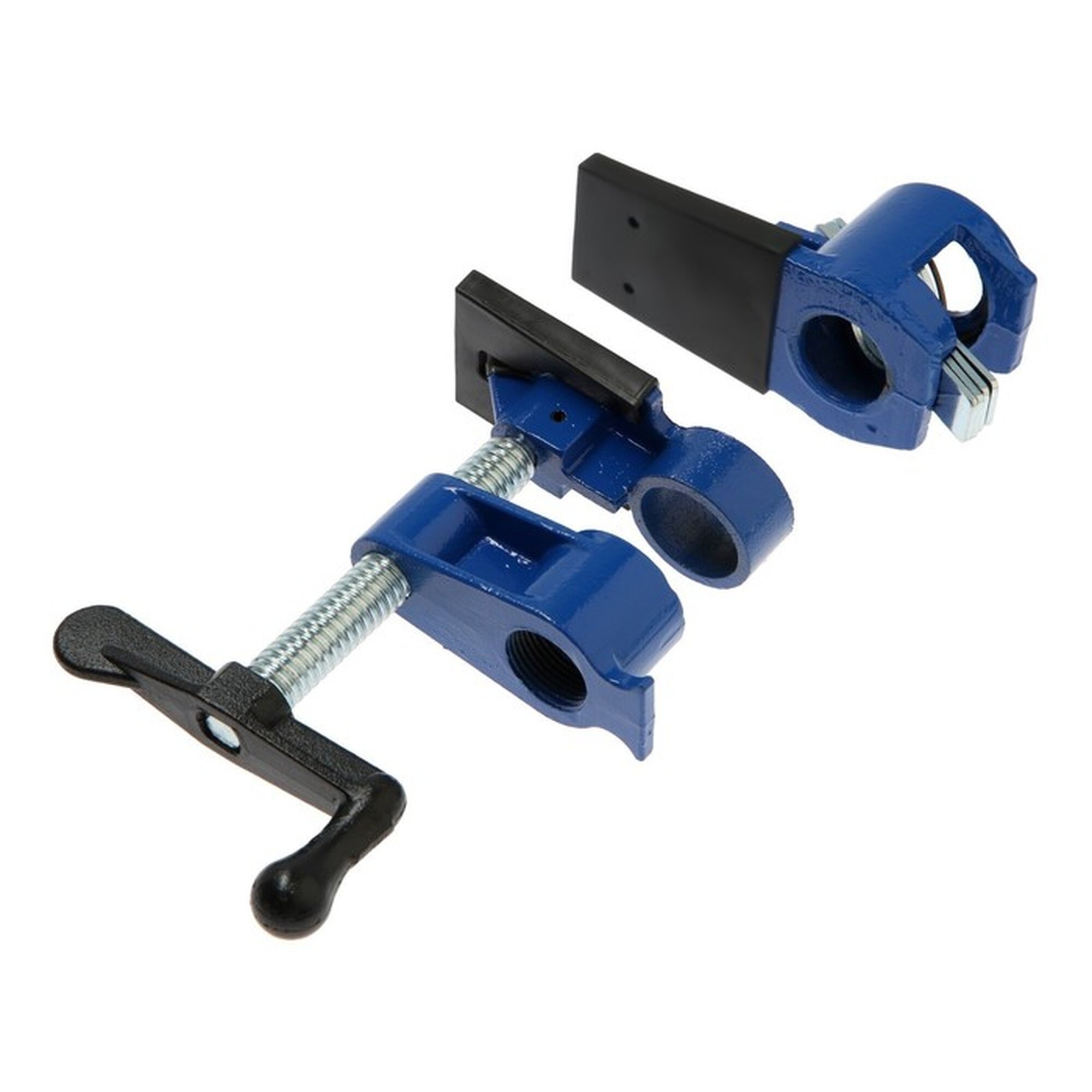 Струбцина Тундра, трубная, с резиновыми накладками, 3/4", 1 шт