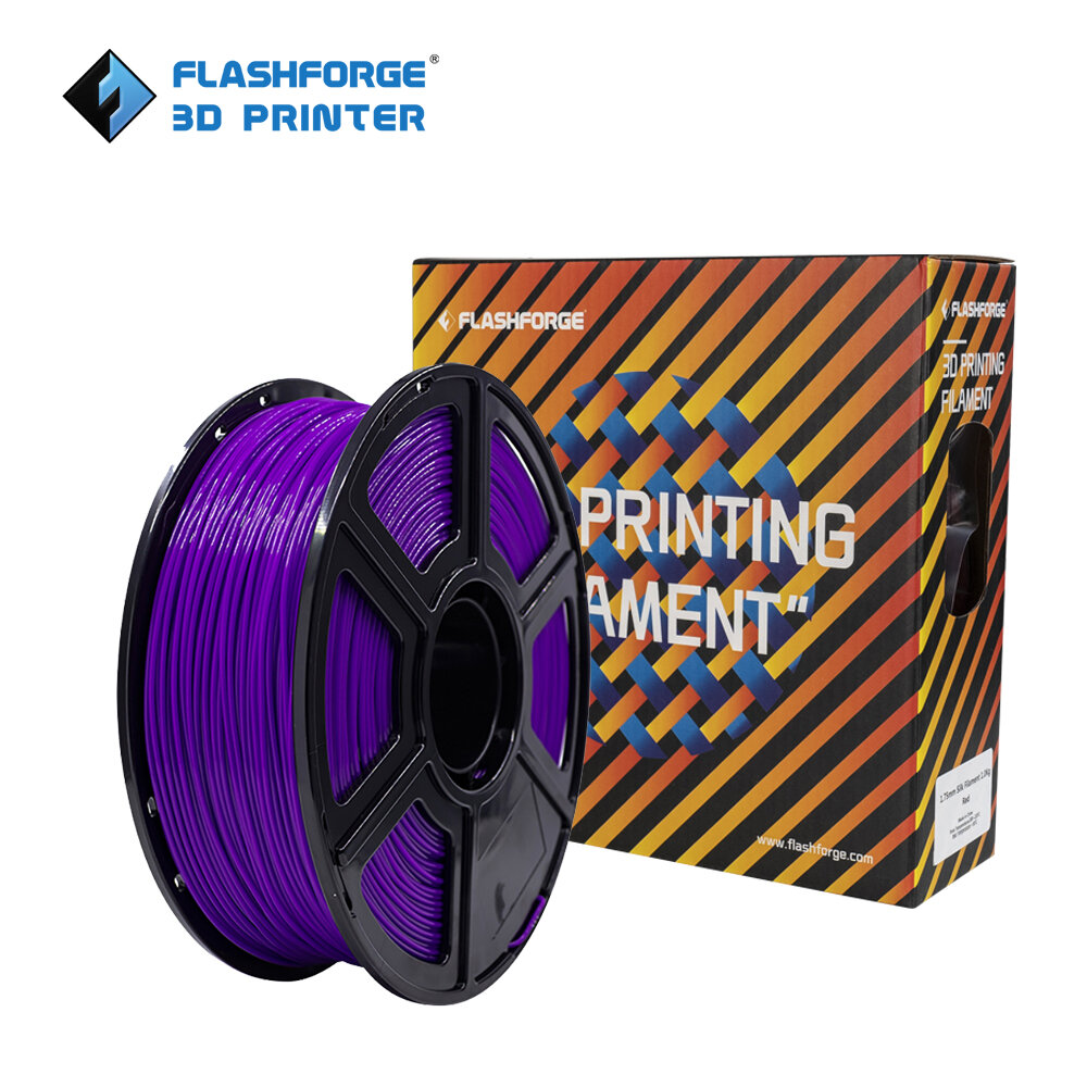 Филамент FLASHFORGE PLA Материалы расходные для 3D-принтера 1.75mm 1 кг Пурпурный Плавная печать сильная устойчивость