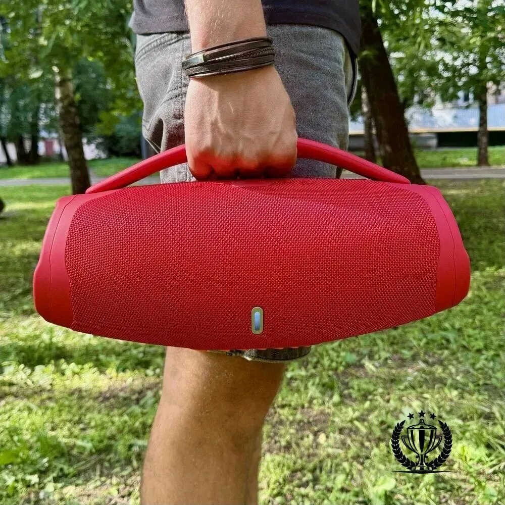 Портативная колонка BOOMBOX 3 Красная / Блютуз колонка беспроводная