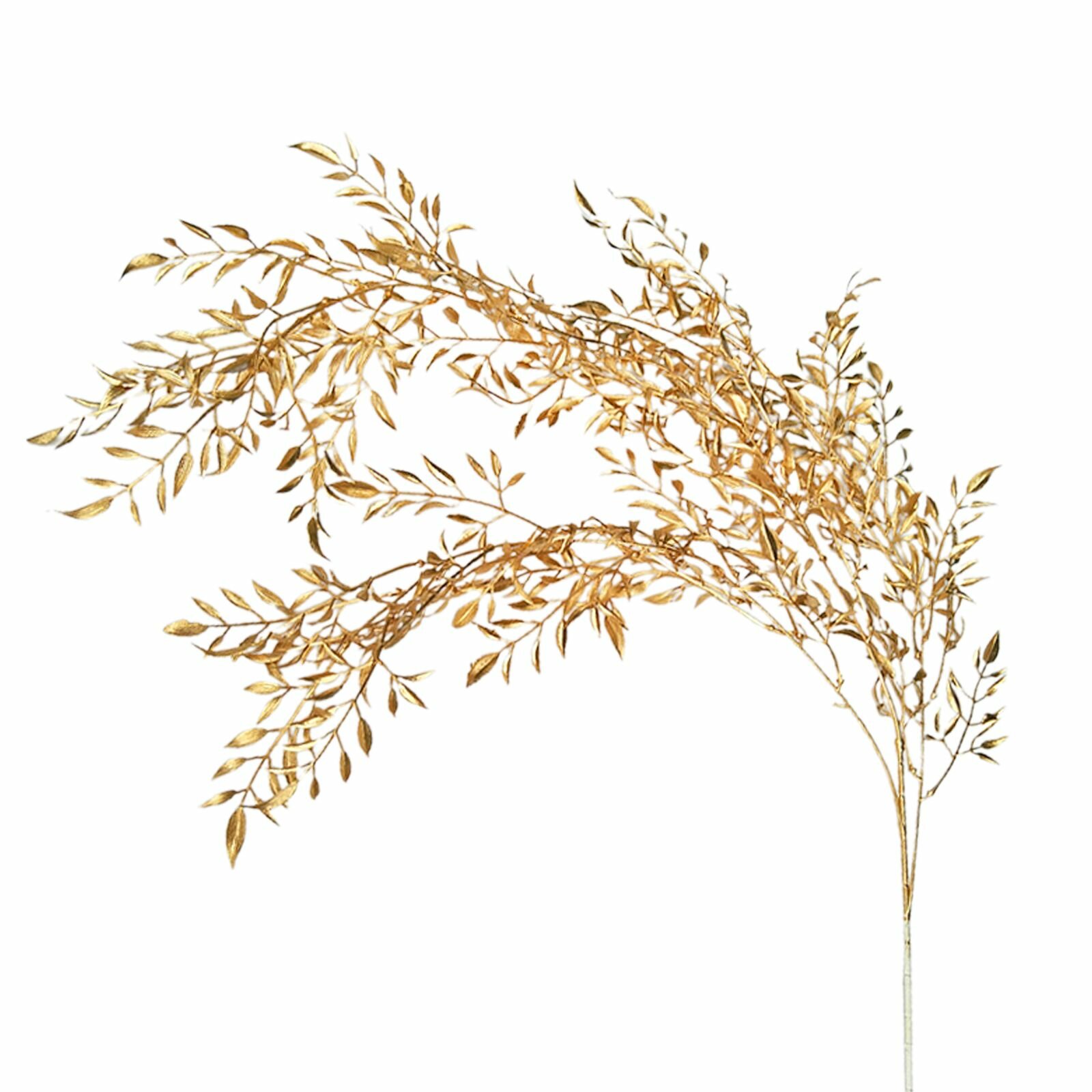 Золотые бамбуковые листья 103см