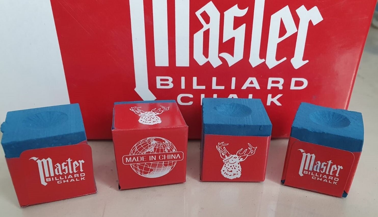 Мелки для кия Master , 4шт.