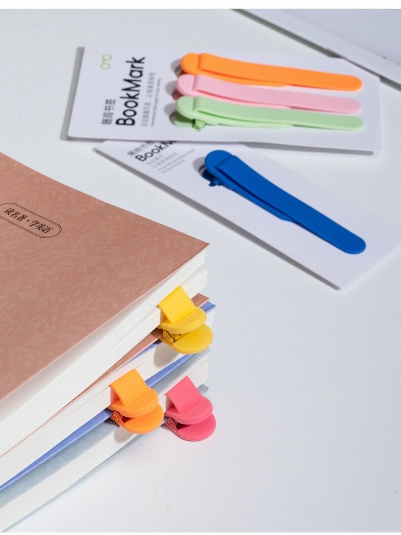 Закладки для книги и учебников 3 шт. Канцелярия для девочек милая, красивая для школы и офиса. Аксессуары для книг.