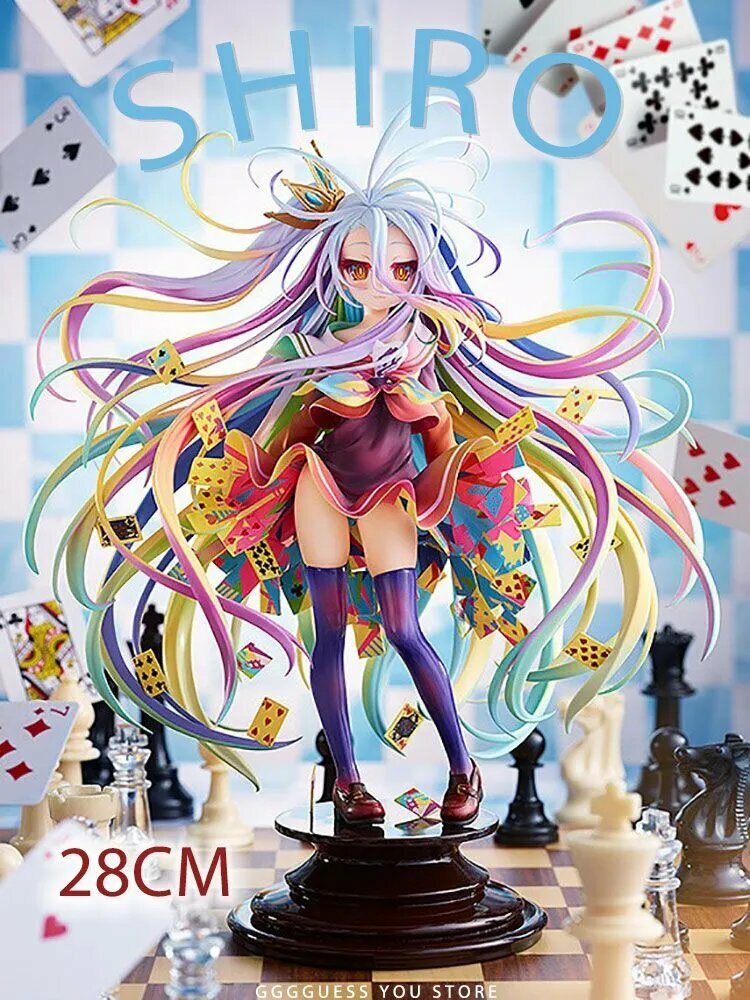 Аниме фигурка No Game No Life Shiro 1/7 Yuu Kamiya Art Works 28cm