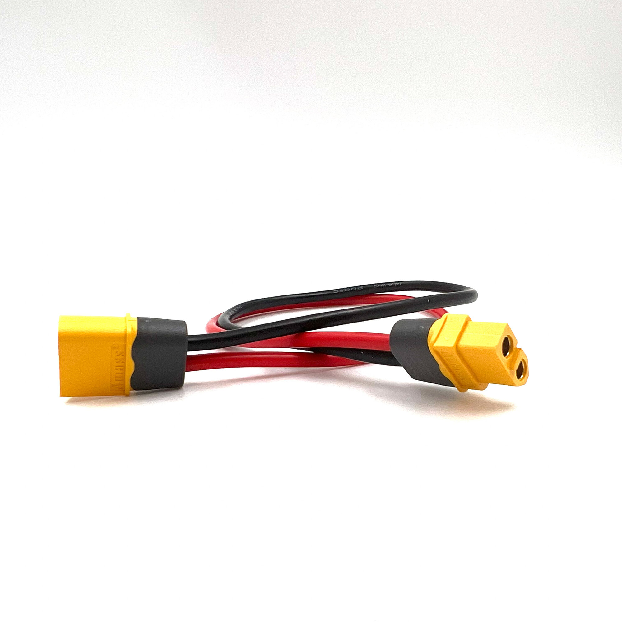 Удлинитель Amass XT60H-M + XT60H-F с силиконовым проводом 14AWG, 300мм
