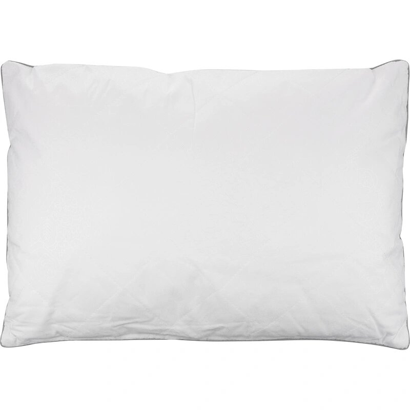 Подушка Luscan 50х70 стег. съем. чех на мол, кант,600г(холлофайб/микрофиб), бел