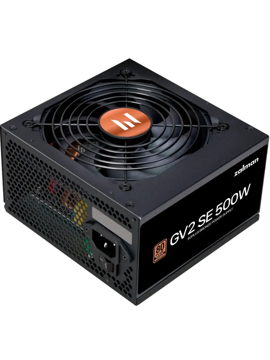 Блок питания 500W ZM500-GV2SE 4+4 pin CPU, 6 SATA