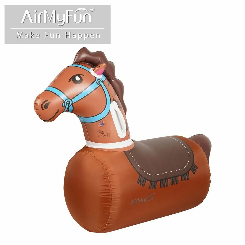 Раздувная скачущая лошадь, игрушки для развлечения детей из ПВХ, скакун пони, прыгающая лошадь