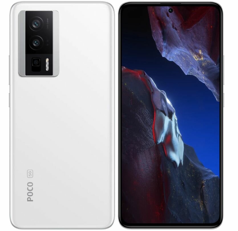 6,67" Смартфон POCO F5 Pro 256 ГБ (F5 Pro) белый - 8 x 3 ГГц, 12 ГБ, 2 SIM, AMOLED, 3200х1440, 64+8+2 Мп, 5G, 5160 мА*ч