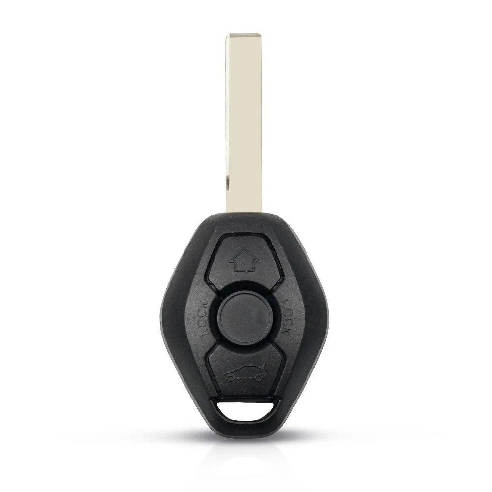 KEYYOU 10X корпус автомобильного ключа с дистанционным управлением, 3 кнопки для BMW 1 3 5 6 7 серии X3 X5 Z3 Z4, сменный чехол для брелока, чехол без ключа, HU92 Blade