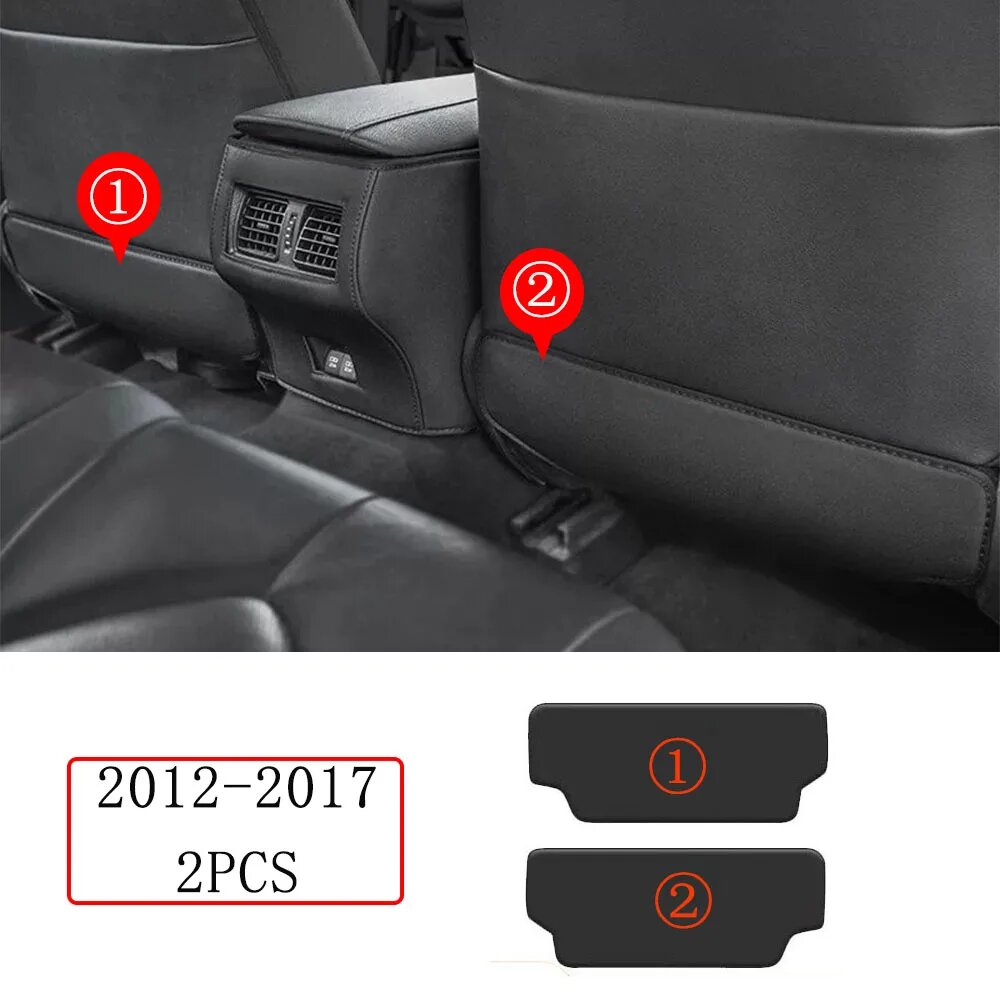 Для Toyota Camry xv70 2012-2025 антигрязная накладка для защиты сиденья аксессуары аксессуар салон автомобиля сиденье противоударная накладка интерьер 12-17 2PCS