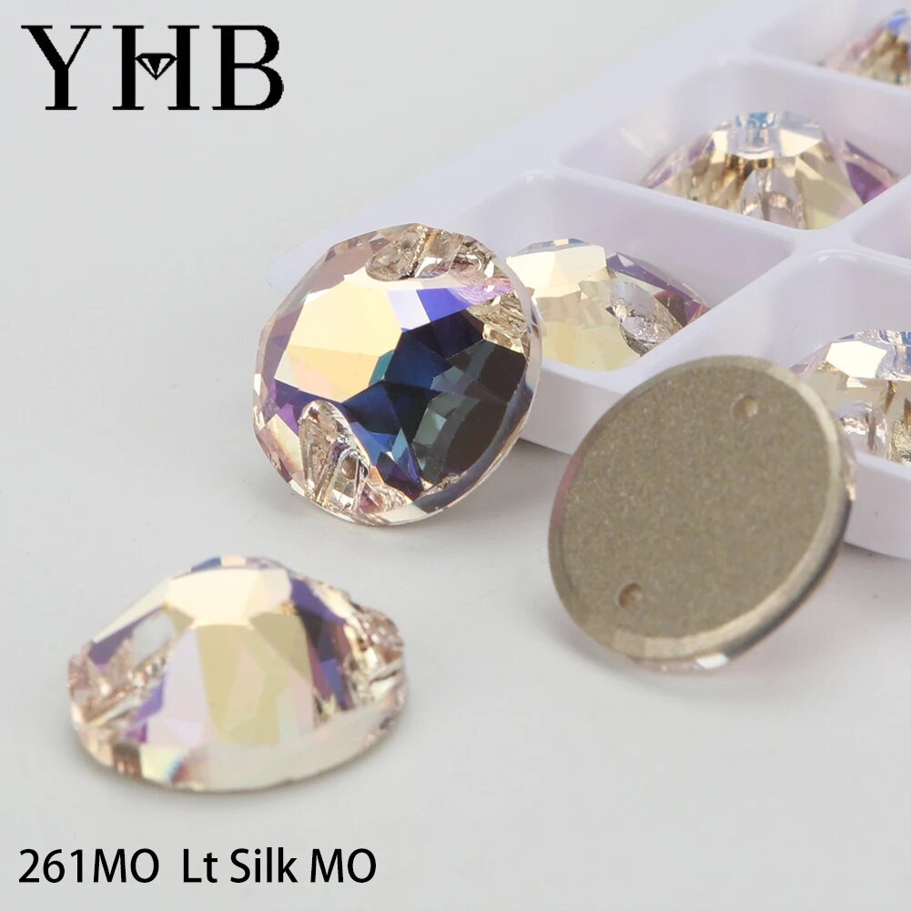 Стразы YHB 10 мм, 261MO Lt Silk MO