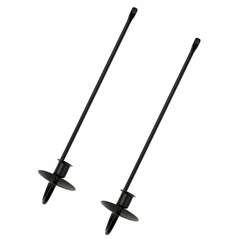 2 металлических настенных подсвечника