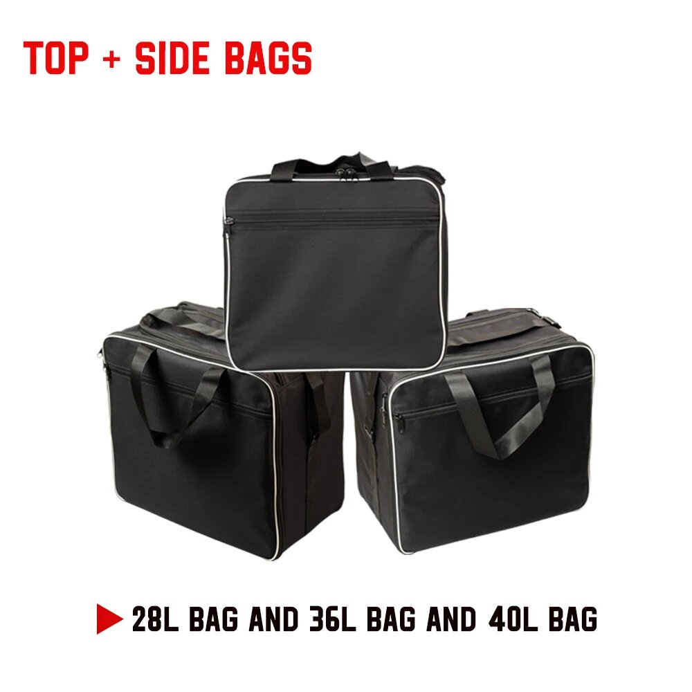 Водонепроницаемая внутренняя сумка для бокового кофра мотоцикла, сумка для багажа, Three inner bags