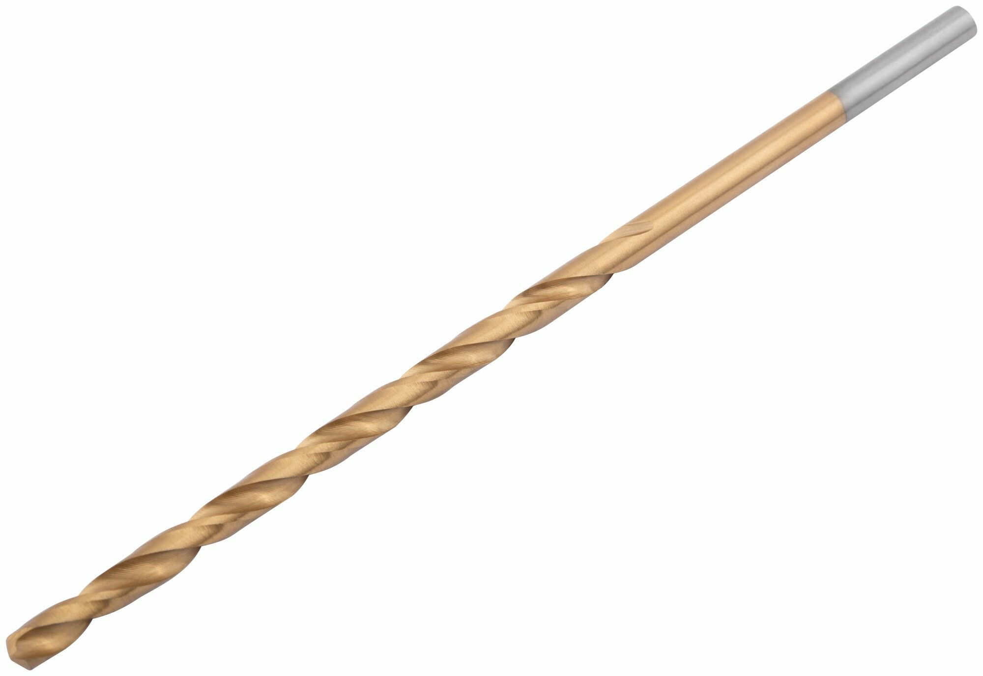 Сверла HSS по металлу, удлиненные, титановое покрытие 4,0х119 мм (10 шт.)