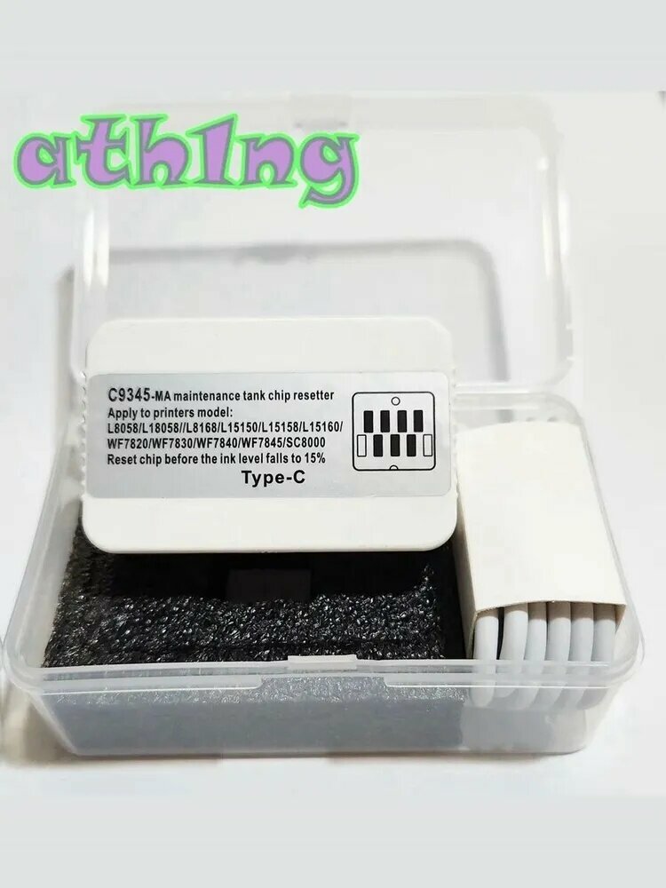 Чип-ресетер C9345, для принтеров Epson L, для сброса отработанных чернил