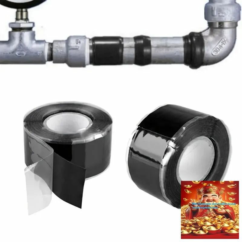 1,5 метра самозатвердевающая силиконовая ремонтная лента для труб