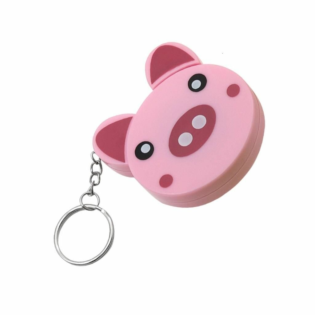 Набор инструментов, Брелок-рулетка с мультяшным животным-Поросенком