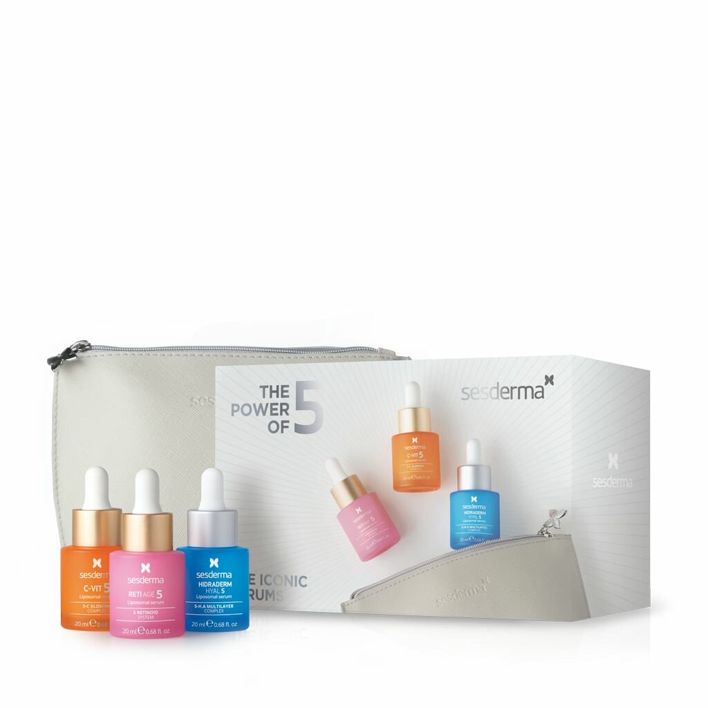 Sesderma промонабор миниатюр C-VIT 5 serum,20мл+Mini HIDRADERM HYAL,20мл+Mini RETI-AGE 5,20мл
