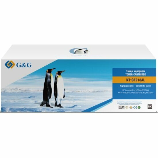Картридж лазерный G&G GG-CF218AL черный (6000стр.) для HP LJ Pro M104a/M104W/ MFP M132snw/M132fp/M13