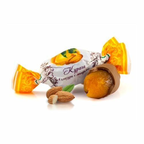 Курага в шоколаде с миндалем