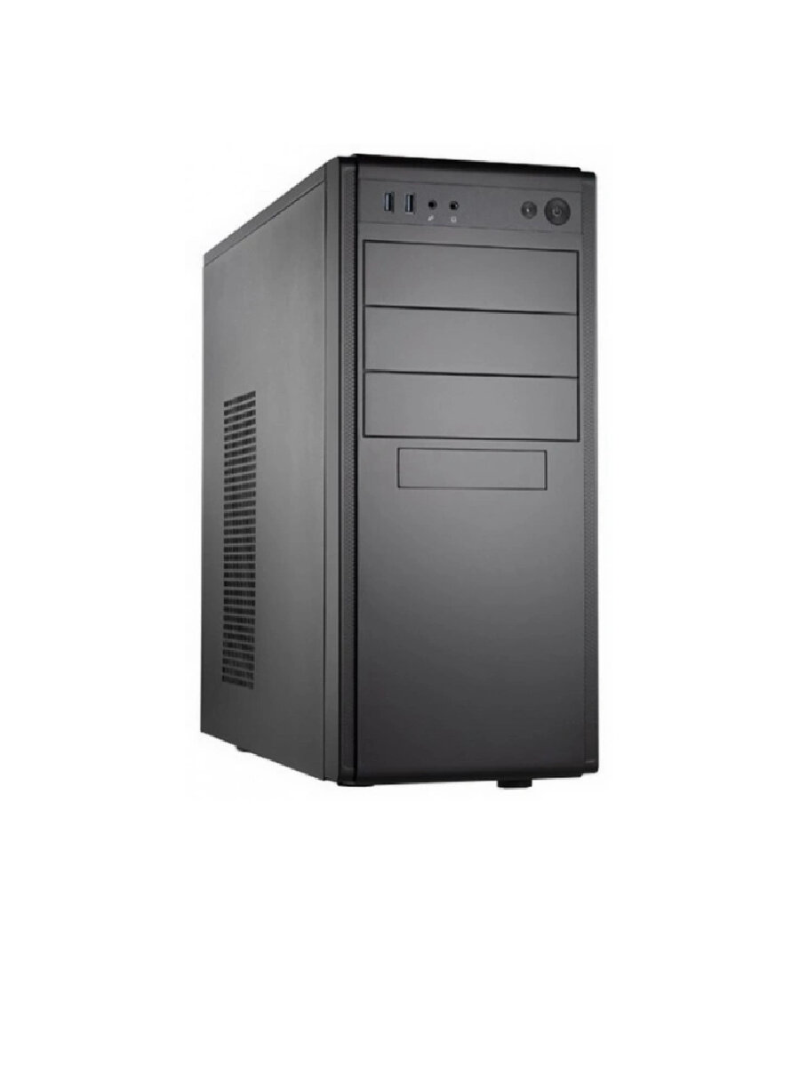 Корпус Foxline FL-886-FL500S-U32 ATX case, black, w/PSU 500W 12cm, w/2xUSB3.0, w/ pwr cord, w/o FAN