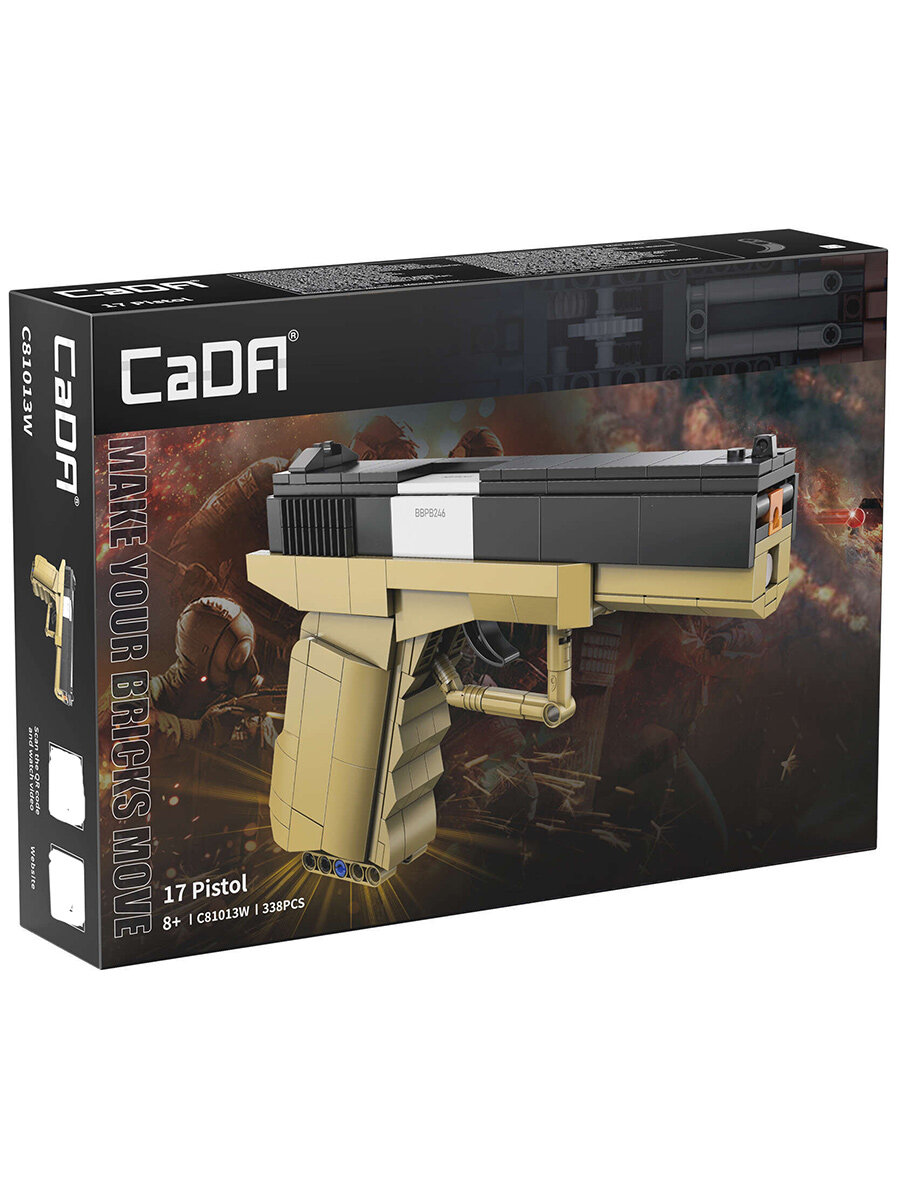 Double Eagle Конструктор Пистолет 338 деталей C81013W с 8 лет
