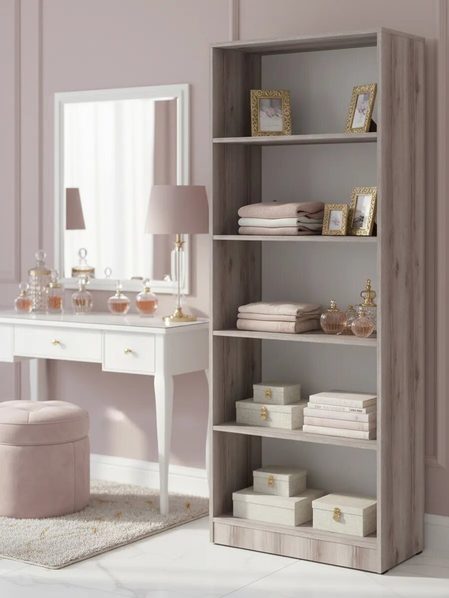 Деревянный шкаф FRESTER распашной с полками для одежды, от производителя